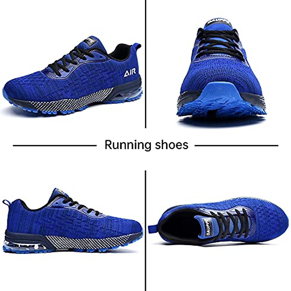QAUPPE Mens Air Running Shoes Athletic Trail Tennis Sneaker (Blue US 7 D(M)…