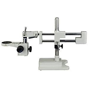 OMAX Dual-bar Boom Stand with Focusing Rack 76mm for Stereo Microscopes A602