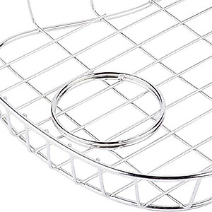 G.E.T. 4-81929 Guitar Serving Basket with One Sauce Cup Holder, Stainless Steel, Sauce Cup Sold Separately