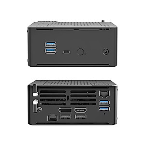 Mini PC with Win11 OS, 6Core Core i9-8950HK Mini Computer, 32G DDR4 RAM+512GB NVME SSD+1TB HDD, WiFi6, BT5.2, Gigabit Ethernet, HDMI&DP Ports Support Dual Display, Mounting Bracket, Auto Power On