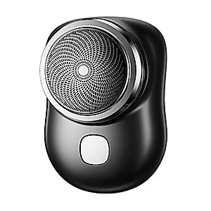Mini-Shave Portable Electric Shaver Electric Razor for Men Powerful Storm Shaver for Men Storm Shaver Pocket Size Shaver Wet and Dry Shaver USB Rechargeable Travel 2023 Upgrade (Black)