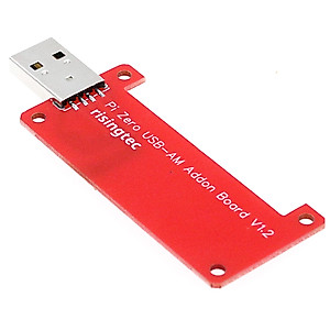 risingsaplings USB Type A Male Connector Dongle Expansion Breakout Board Module Kit for Raspberry Pi Zero/W