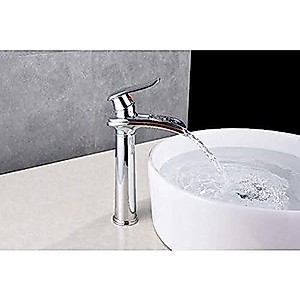 Kitchen Taps Kitchen Tap Faucet Bathroom Toilet Waterfall Faucet Hot and Cold Crane Brass Sink Mixer Valley Waterfall Sink Faucet Single Handle Faucet