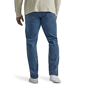 Lee Men's Big & Tall Legendary Regular Straight Jean, Pepper Stone, 44W x 29L