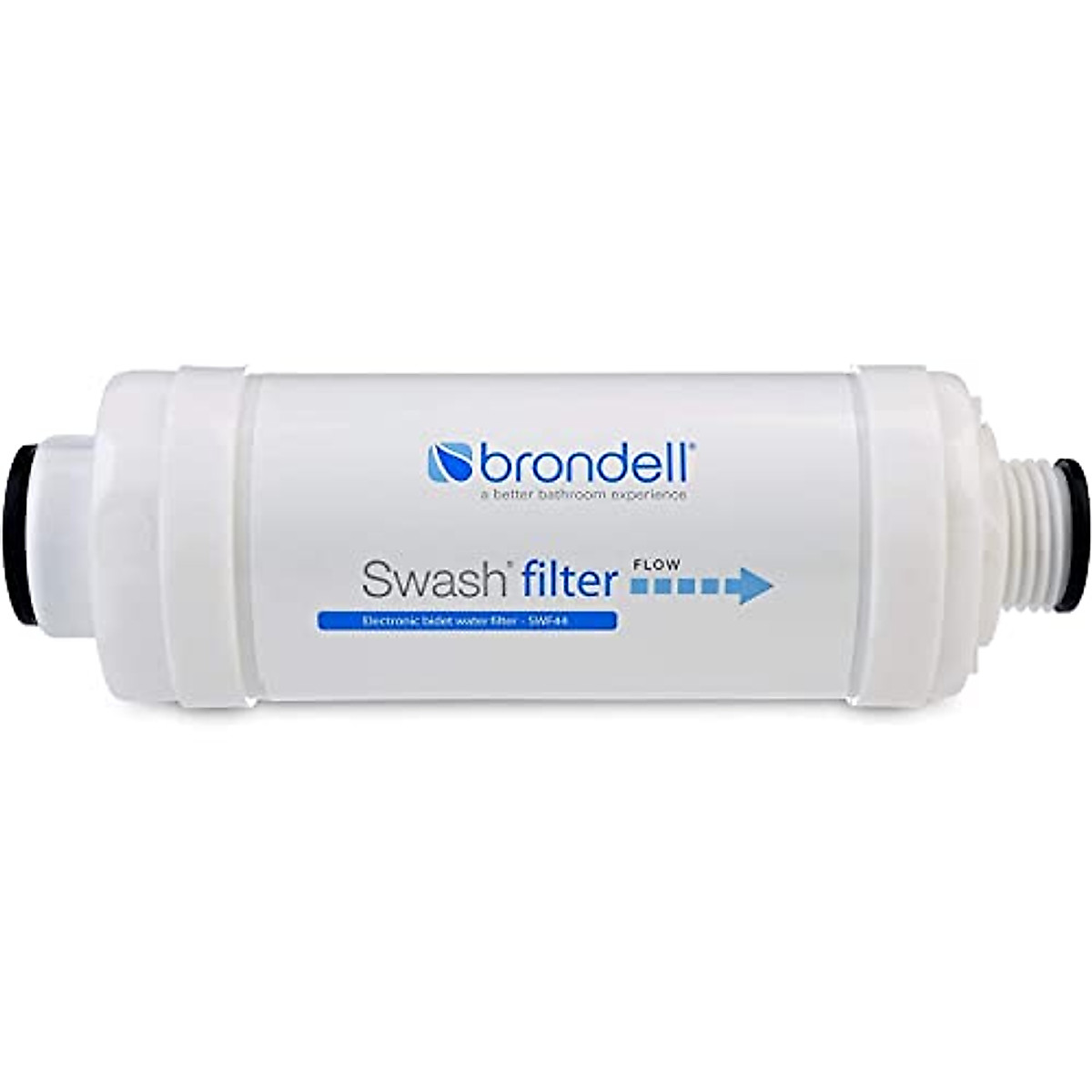 Brondell SWF44 Swash Bidet Filter, Premium Carbon Water Filtration System for Electric Bidet Toilet Seats, Lasts Up to 6 Months
