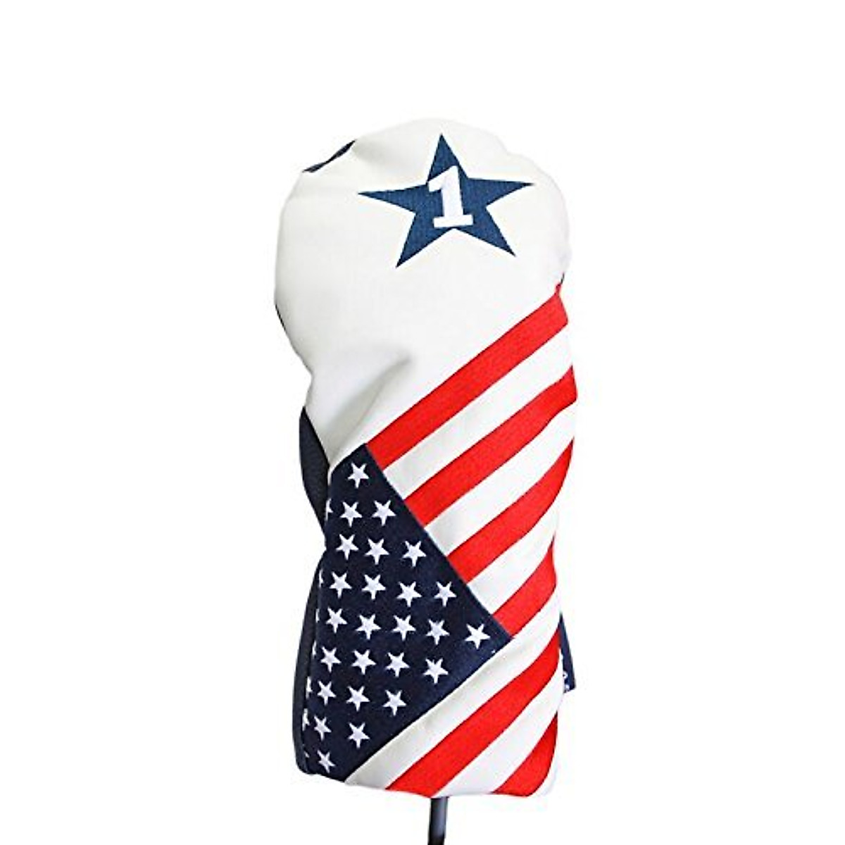 USA 1, 3, H Golf Headcover Patriot Vintage Retro Patriotic Driver Fairway Wood Hybrid Head Cover