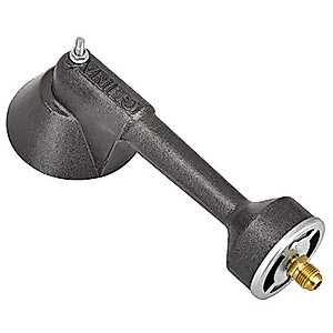 only fire High Pressure Propane Cast-Iron Replacement Round Burner with Orifice Brass Fitting