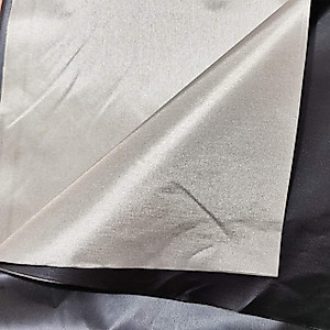 EMF Radiation Shielding and Anti-Radiation Reducing RF Shielding Fabric Conductive Electrode Magnetic Black Color 78"x43" inch