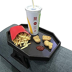 Sofa Arm Clip Table, Armrest Tray Table, Drinks/Remote Control/Snacks Holder …