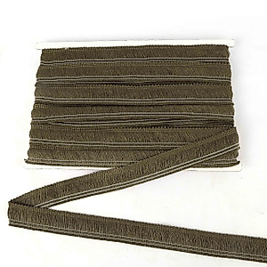 BEL AVENIR Sewing Fringe Trim 13.7 Yards x 1 Inch Tassel Trim Sewing Accessory Lace for Clothes Home Decoration DIY (Dark Coffee)