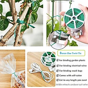 RC SLL Garden Trellis Netting 5×15FT 2-Pack,Heavy-Duty Polyester Trellis Net for Climbing Plants Outdoor,Plant Supporting Net for Vine Plants,Hydroponics Garden Climbing Net,Bonus One Twist Tie