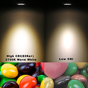 ALIDE GU10 Led Light Bulbs Dimmable AC120V,25W 35W 50W Halogen Replacement,2700K Warm White,MR16 GU10 Dimmable 2 Prong Base 5W Led Track Bulbs,450LM,38 Degrees,6Pack