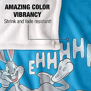 Looney Tunes Blanket, 36"x58", Whats Up Silky Touch Super Soft Throw