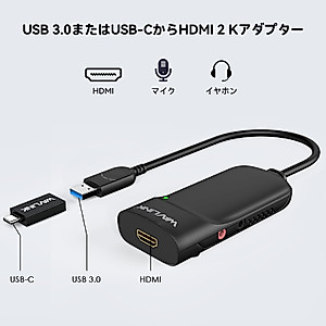 WAVLINK USB 3.0 to HDMI Universal Video Adapter, Displaylink Chips Supports up to 6 Monitor displays, Compatible with Windows, MacOS, Ubuntu 20.04,22.04,LTS, ChromeOS-Upgrade Version