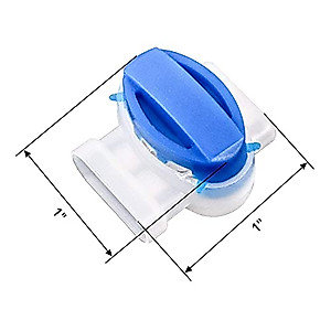 EMBerg 314 (20 Pack) IDC Waterproof Electrical Wire Connector (2 or 3 Wire) for Direct Burial Applications for Robotic Lawn Mowers, Invisible Pet Fences, Irrigation Applications…