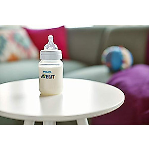 Philips Avent Anti-Colic Baby Bottle Slow Flow Nipple, 4pk, Flow 2, SCF422/47