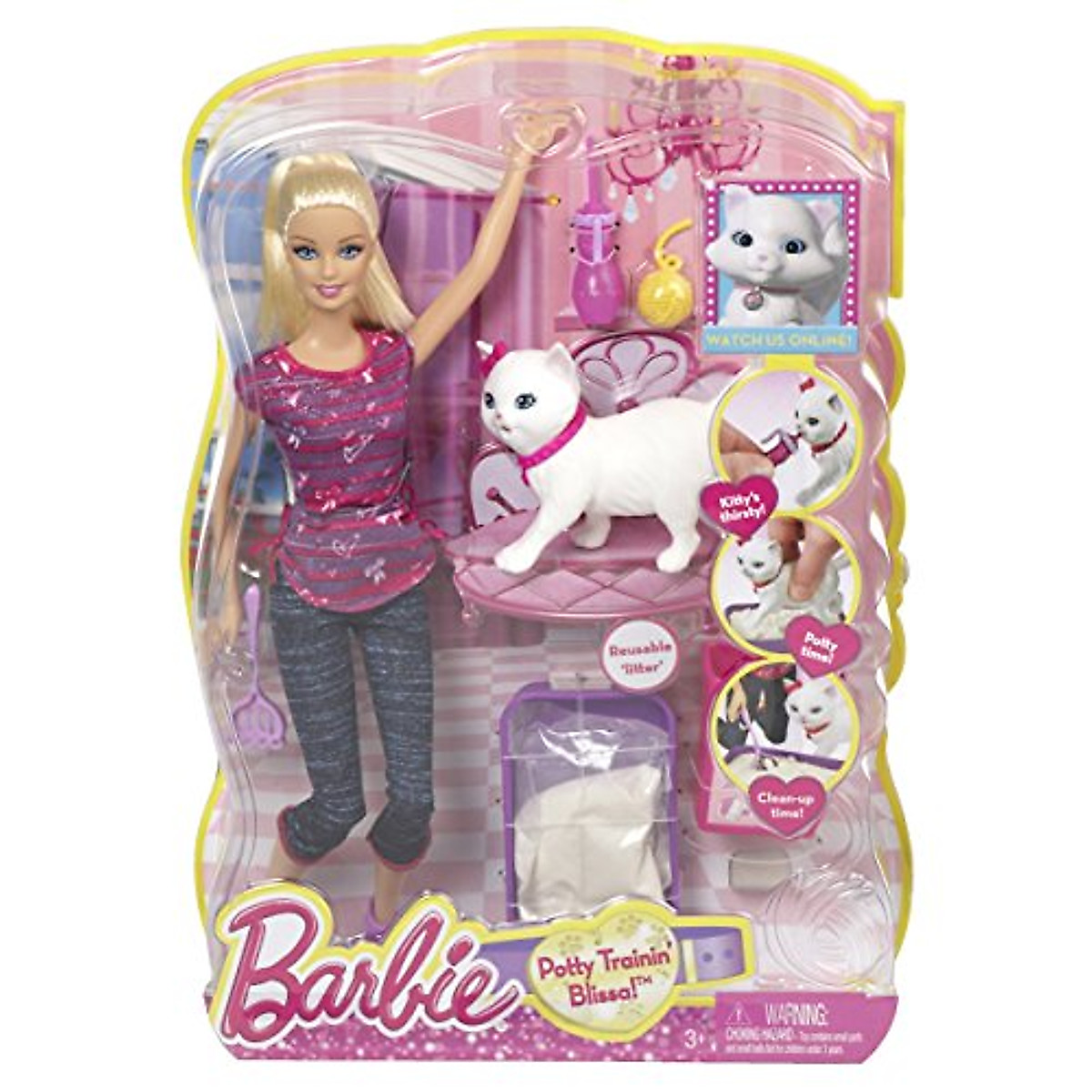 Barbie Potty Training Blissa Barbie Fashion Doll and Pet Playset