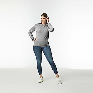 Gildan Heavy Cotton Long Sleeve T-Shirt, Style G5400, 2-Pack, Safety Green, Medium