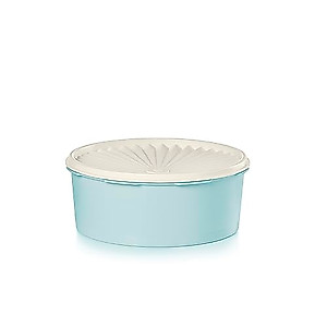 Tupperware Heritage Collection 7.6 Cup Cookie Canister - Vintage Blue Color, Dishwasher Safe & BPA Free Container - (1.8 L)