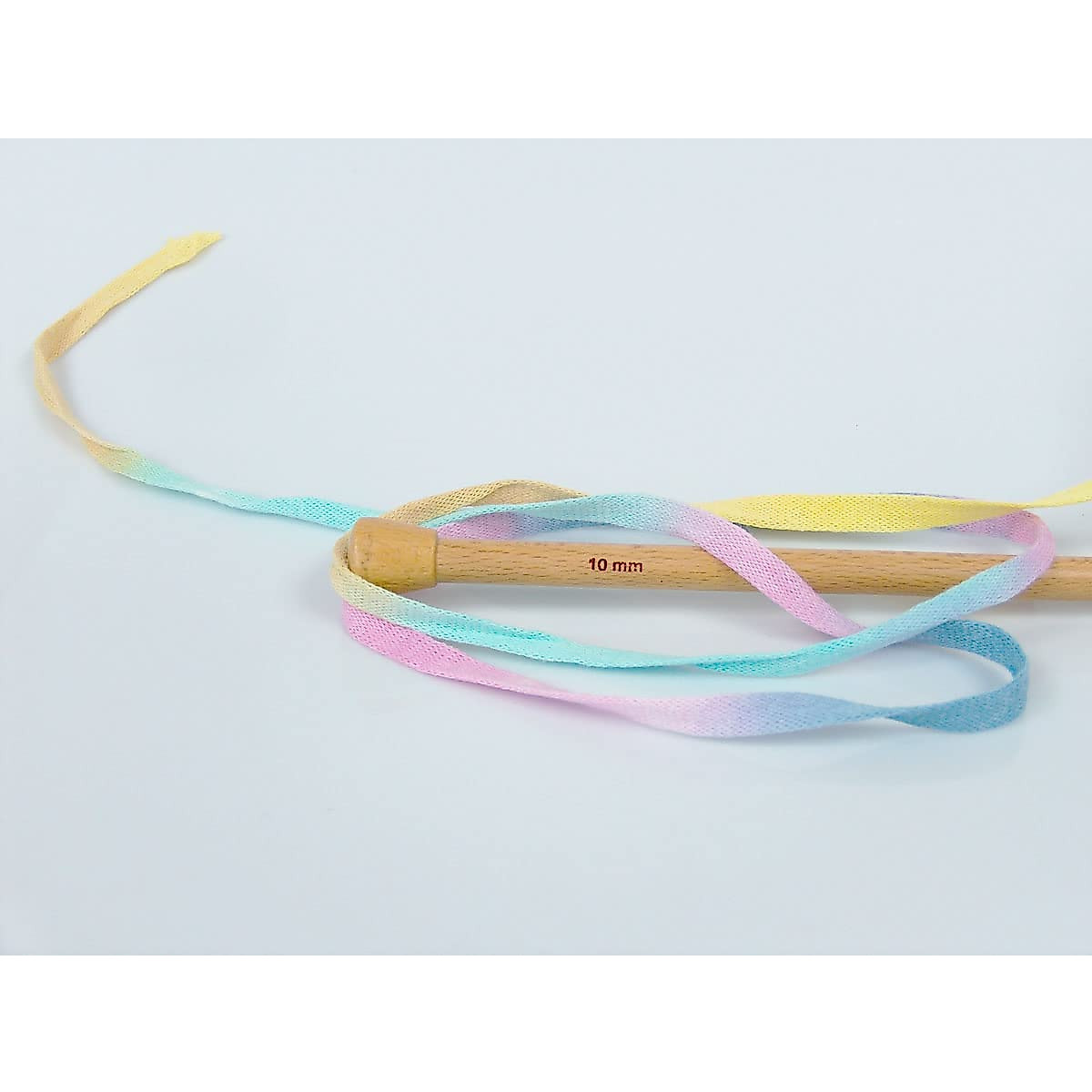 250 gr ICE YARNS VISCOT Ribbon Color (60% Cotton 40% Viscose) Yarn Yellow Light Grey Pink Blue Mint Green