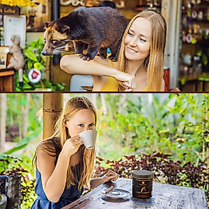 Cafés Granell Wild Civet Arabica Coffee Beans, Medium Roast Gourmet Indonesian Luwak Coffee Gifts, 100g