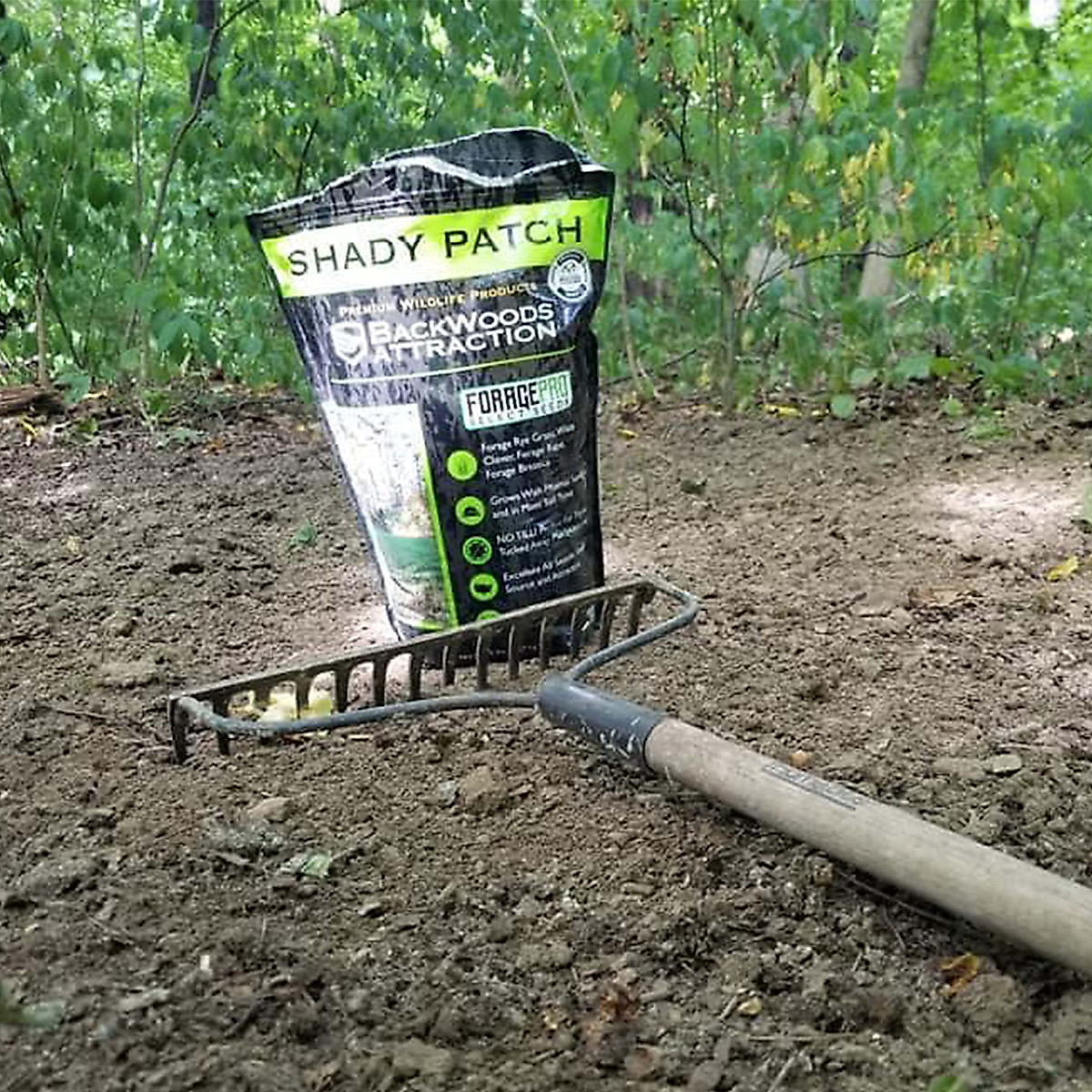 Backwoods Premium Wildlife Products Shady Patch - Premium Food Plot Seed Mix - 5 Pound Bag