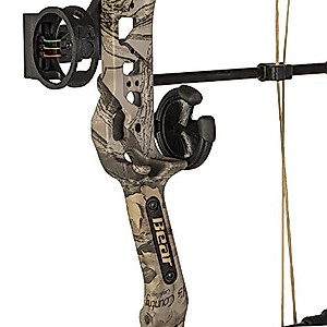 Bear Archery Limitless Dual Cam Compound Bow - includes Quiver, Sight and Rest, God's Country