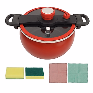 Fine Iron Pressure Cooker, Efficient Fast Cooking, Multifunctional Design, Scientific, 7 Liters Capacity, Suitable for Induction, Gas Stove, Electric Stove, Ceramic Stove