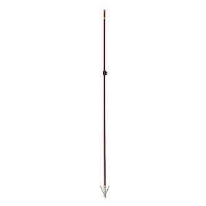 Cajun Bowfishing Fiberglass and Carbon Infused Arrow with Piranha Long Barb XT Point - Improved Shaft Design, Tougher Barbs, and Quick Fish Removal