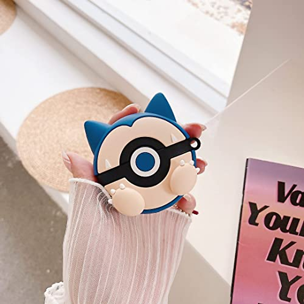 Airpods Pro Case Cover,3D Cute Cartoon Anime Funny for Kids Girls Teens Boys Cover, Soft Silicone Fashion Character Design Airpod Pro Cases