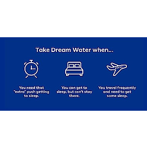 Dream Water Sleep Gummies; Melatonin 5mg, GABA, 5-HTP; Natural Flavors and Colors; Helps You to Fall Asleep, Fast and Wake Refreshed, Snoozeberry, 60 Gummies