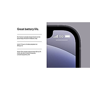 Apple iPhone 12 Mini, 256GB, Black - Unlocked (Renewed Premium)