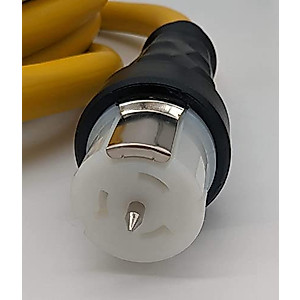 Connecticut Electric 25 Foot Generator Power Extension Cord, 50 Amp, 4 Prong, NEMA 14-50P to SS2-50R (CS6364)