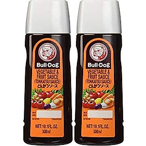 Bull-Dog Vegetable & Fruit Tonkatsu Sauce 10.1 Fl. Oz. (2 Bottles)
