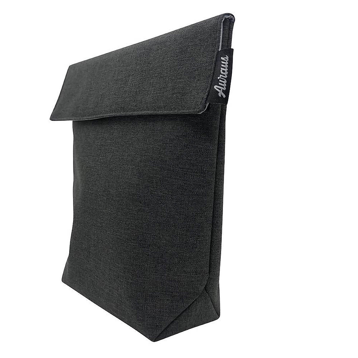 Insulated Reusable Eco Snack bag, Sandwich bag, Food Pouch, Insulated Lunch Bag, Insulin Cooling Case, golf pouch, Work, Picnics, Travel, Men, Woman (Dark Grey)