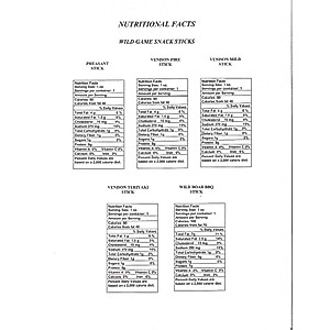 Buffalo Bob's Wild Game Jerky & Indian Valley Sampler Gift Pack of 13