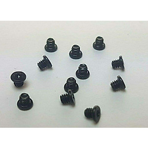 12x Small Black T5 Torx Screws M2x2mm Laptop Notebook New M2*2L+0.5 (3,0.4)