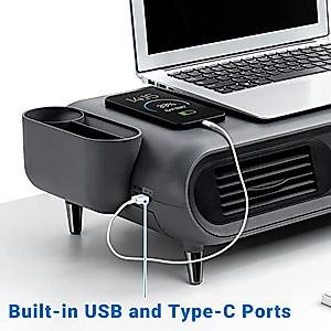 FLEXISPOT H13 HEPA Air Purifier for Office, Personal Air Purifier, True HEPA Air Purifiers (Black)