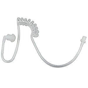 MaximalPower Headset Earpiece with Kevlar Reinforced Cable 2-Pin for Motorola Two-Way Radios Surveillance Headset (RHF MOT 2PIN HQ)