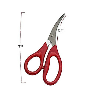 A-parts 1Pc Multifunction Seafood Scissors, Shrimp Cracker, Shrimp Deveiner, Lobster Scissors Tool