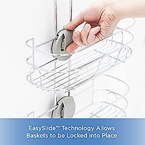 Kenney EasySlide 4 Way Adjustable Caddy Solution, Chrome