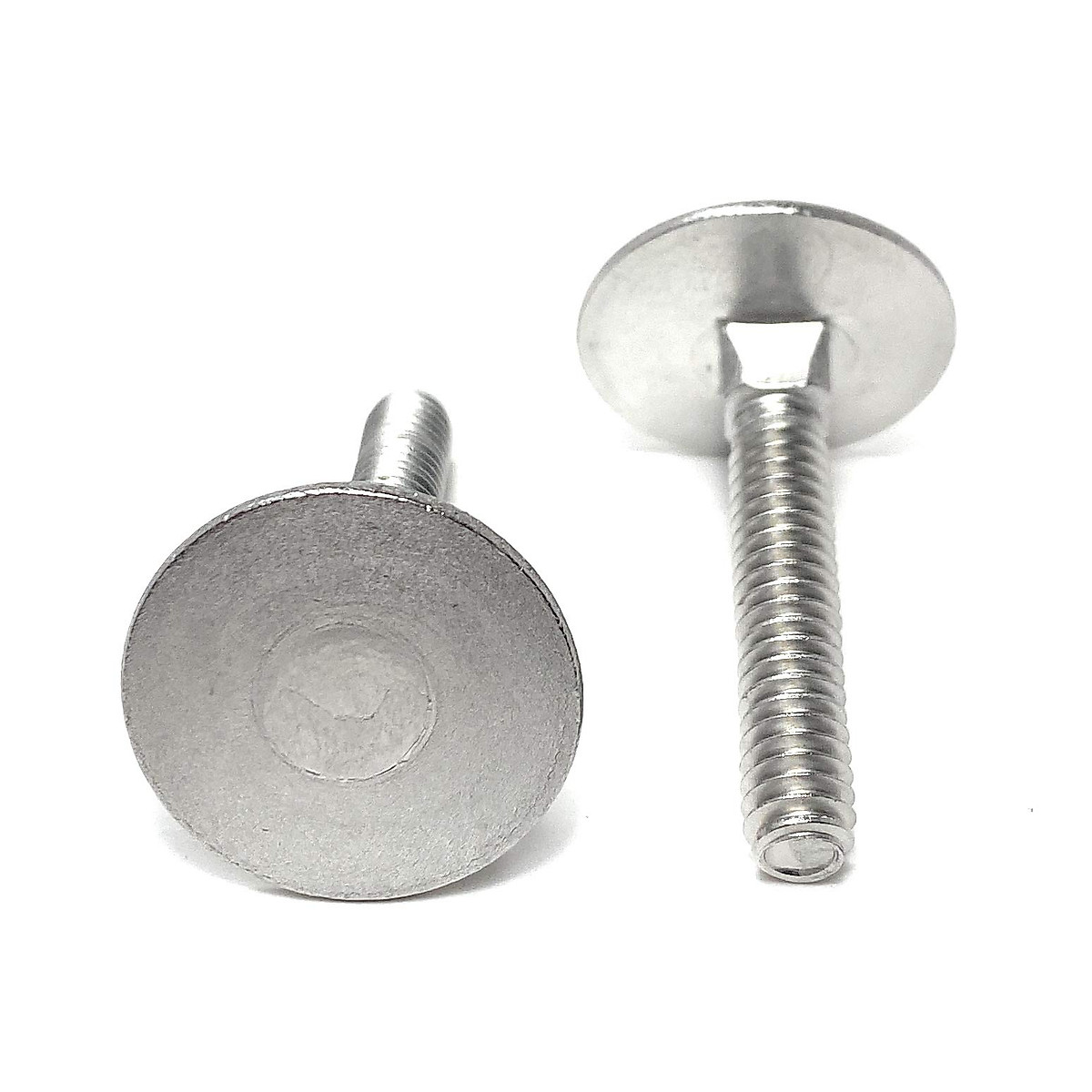 (10) 1/4-20x1-1/2 Stainless Steel Elevator Bolt Square Neck (1" Diameter Head) 18-8