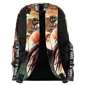 WANHONGYUE Anime Attack on Titan Shingeki No Kyojin 3D Printed Backpack School Bag Boys Girls Student Laptop Rucksack Casual Daypack Bookbag 1147/4