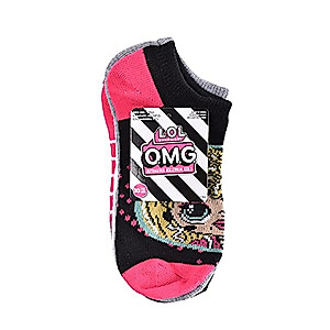 L.O.L. Surprise! Girl's Omg Dolls No Show Socks