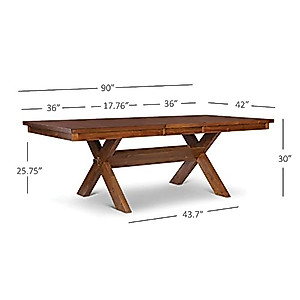 Powell 7 Piece Wooden Kraven Dining Set