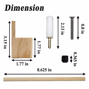 AN3694 Acoustic Guitar Bridge Pins - Work to Enhance the Volume and Tone of Guitar