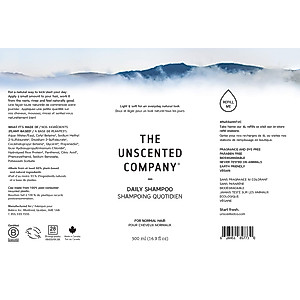 The Unscented Company Daily Shampoo, 500 ML