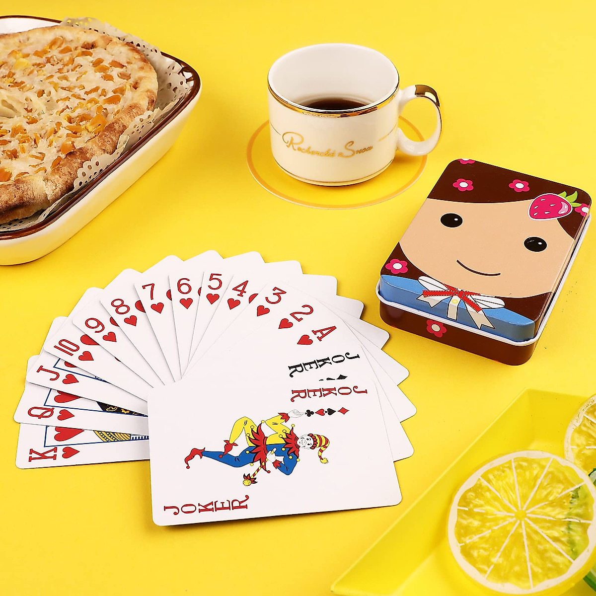 VEELU Custom Playing Cards Personalized Photo Playing Cards Customizable Your Image Casino Playing Cards (Poker Size Deck)