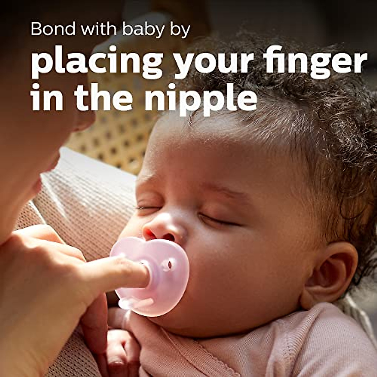 Philips AVENT Soothie Heart Pacifier, 0-3 Months, Pink/Light Pink, 4 Pack, ‎SCF099/42