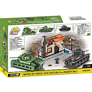 COBI Historical Collection WWII Battle of Arras (1940) Matilda II vs Panzer 38